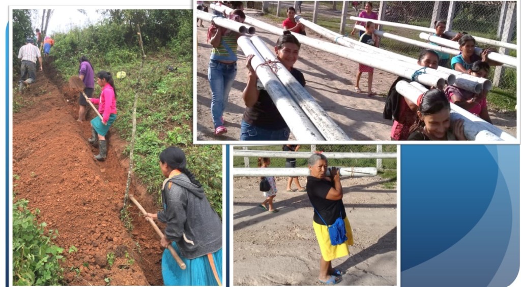 Honduras Villagers Install PVC Pipe, Clean Water Distribution System ...